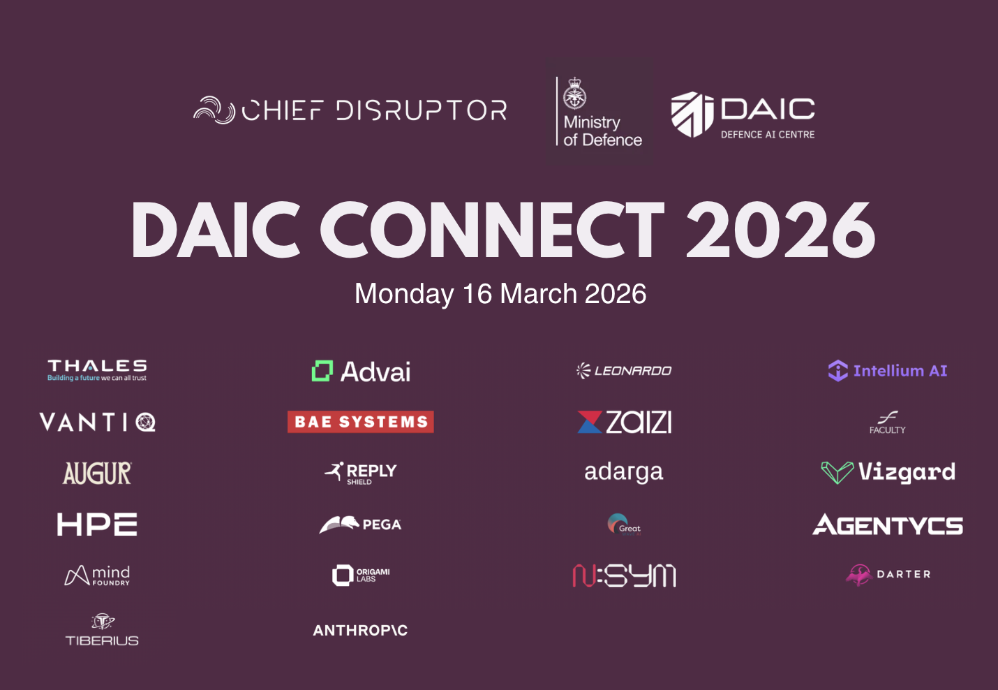 DAIC Connect 2026 Registration